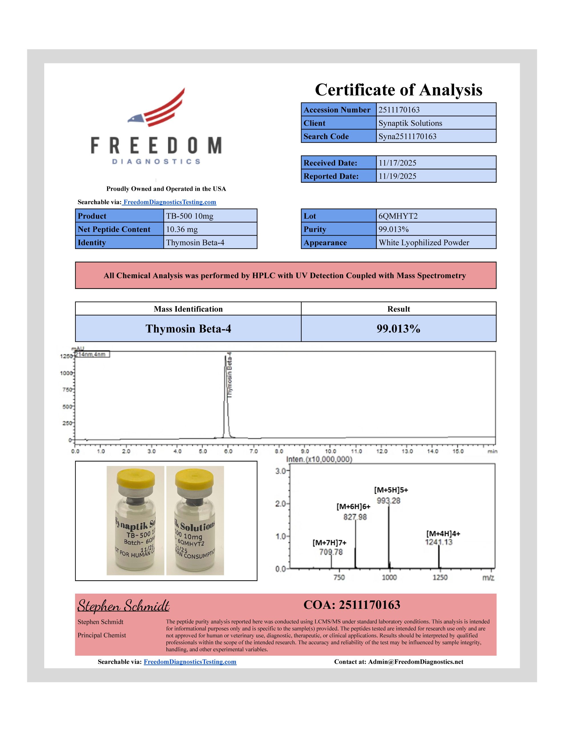TB-500 - Synaptik Solutions